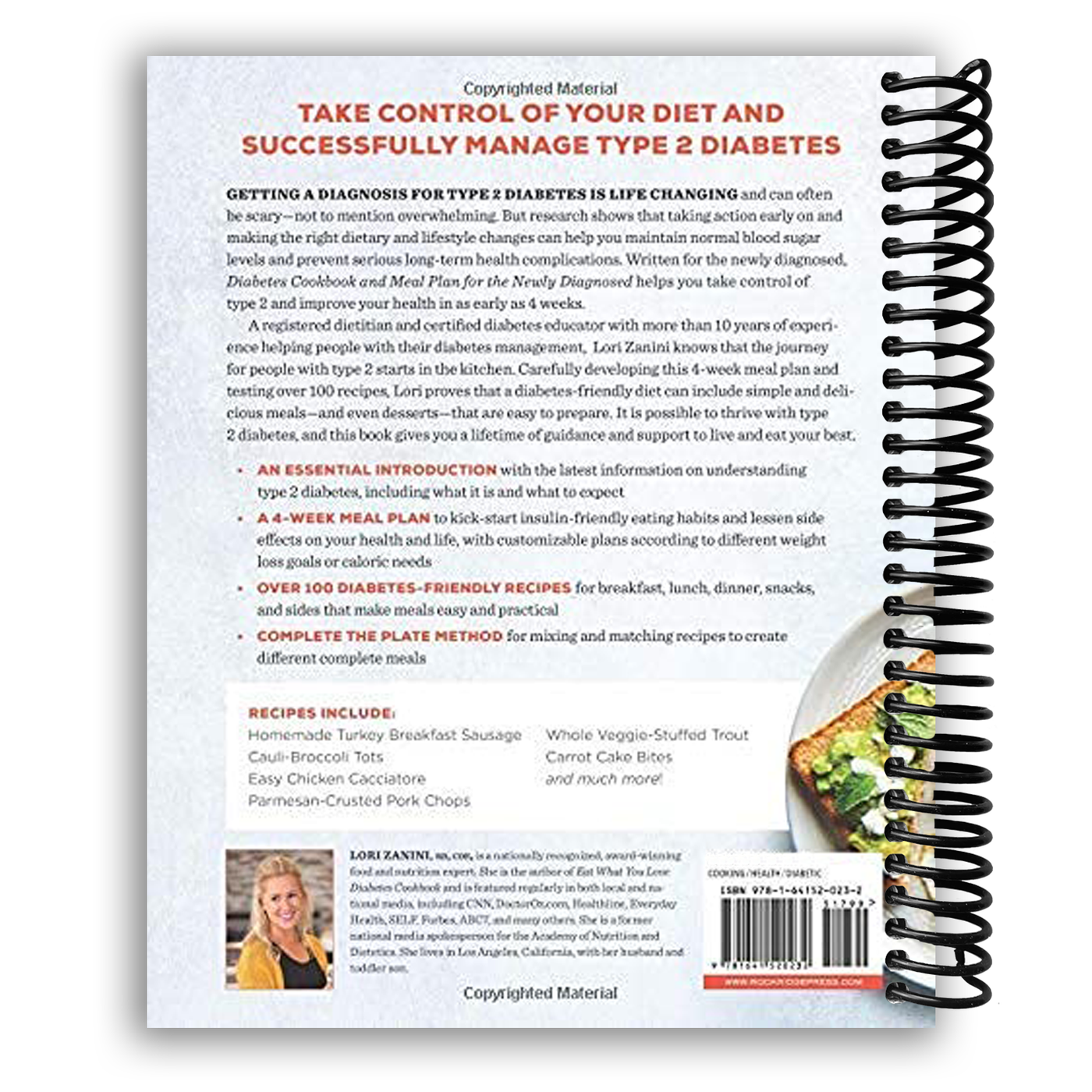 Diabetic Cookbook & Meal Plan (Spiral Bound) – Lay it Flat Publishing Group